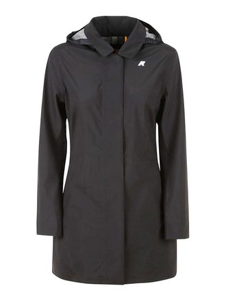 K-Way Manteau Au Genou - Noir