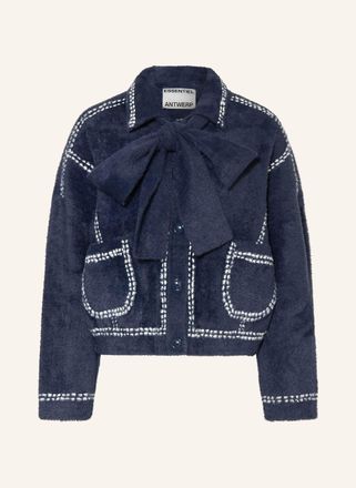 Essentiel Strickjacke Ihoops blau