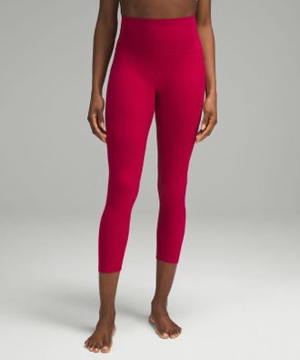 lululemon Legging Align taile haute avec poches pour Femmes - 64 cm - Rouge - Taille 12