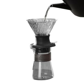 Generico Drip Brew Coffee Maker, Cafeti&egrave;res &agrave; main - Tasse pour fabricants de poign&eacute;es de th&eacute; - Drink de conception de base amovible Filtre de couleur d&eacute;grad&eacute; 