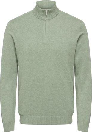 Only & Sons Onsloui Reg 12 Mel Half Zip Knit Noos