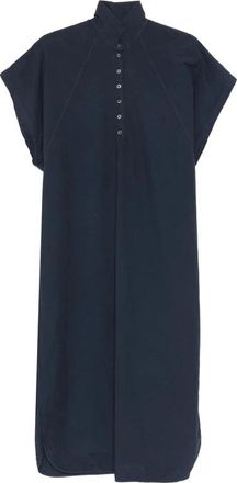 Barena Femme, Robes, Bleu, Taille: 34 FR Robe &agrave; boutons