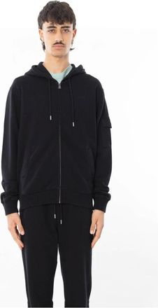 MC2 Saint Barth Homme, Sweatshirts et sweats &agrave; capuche, Noir, Taille: 2XL Beckett Fleece Full Zip Sweat &agrave; capuche