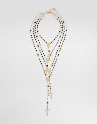 Dolce & Gabbana Multi-rosary Necklace - Frau Bijoux Gold Metall Pz