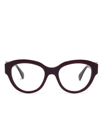 Cartier lunettes de vue à monture ronde - Marron