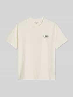Marc O'Polo Loose Fit T-Shirt aus reiner Baumwolle mit R&uuml;cken-Motiv-Print