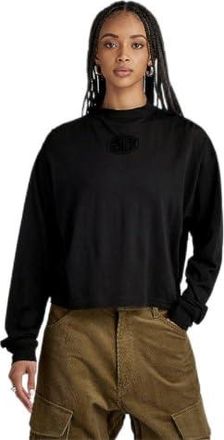 G-Star G-Star Femme Haut Mock Graphic Loose, Noir (dk black D23868-C954-6484), S