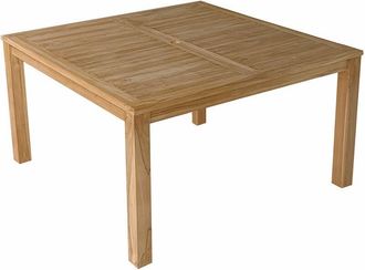 Happy Garden Table carr&eacute;e 140cm en teck JAVA