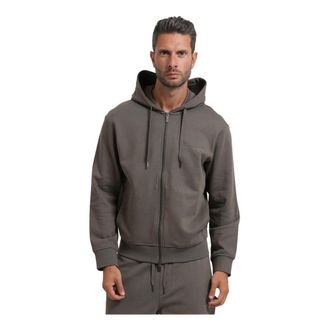 A|X Armani Exchange Sweatshirt mit durchgehendem Rei&szlig;verschluss - - Sweatshirts & Hoodies - Herren - Grau - 2XL