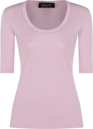Fabiana Filippi ribbed top - Rosa