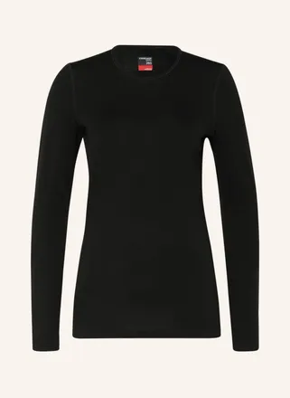 Icebreaker Funktionsw&auml;sche-Shirt 260 Tech Aus Merinowolle schwarz