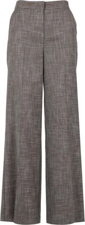 Simona Corsellini Femme, Pantalons, Gris, Taille: 36 FR Wide Pantalons