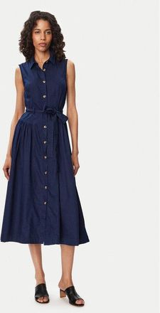 French Connection Hemdkleid Zaves 719T2 Dunkelblau Regular Fit