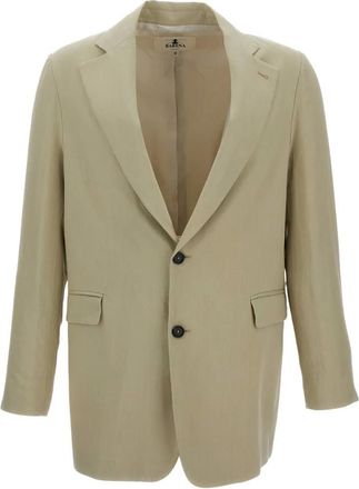 Barena Femme, Vestes, Vert, Taille: 34 FR Giacca monopetto foderata