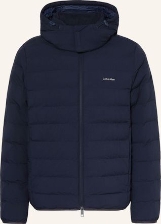 Calvin Klein Steppjacke Mit Abnehmbarer Kapuze blau