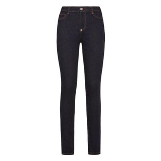 Philipp Plein Denim High Waist Jegging - - Jeans - Damen - Blau - W25