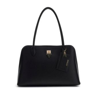 Guess Femme, Sacs, Noir, Taille: ONE Size Sac &agrave; main en cuir PU