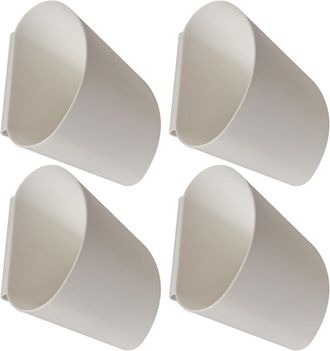 BESPORTBLE 4st&uuml;cke Aufbewahrungskorb Zum Aufh&auml;ngen Aus Robustem Kunststoff Kleiner H&auml;ngekorb F&uuml;r Einkaufswagen Becherhalter Zum Aufh&auml;ngen Tragbarer Aufbewahrungs