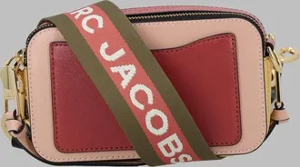 Marc Jacobs Womens Shoulder Bag The Snapshot Pink Leather Split Cow