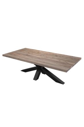 ambia GARDEN Gartentisch, Akazie, Holz, Akazie, Schichtholz, rechteckig, X-Form, 100x76x200 cm, FSC 100%, Gartenm&ouml;bel, Gartentische, Gartentische