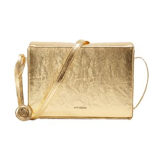 Windsor Glanzende Box Tasche Crossbody - - Bags - Damen - Gelb - ONE SIZE