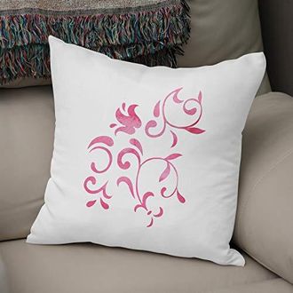 Bonamaison Le Jardin du Lin Kissen Zierkissenbezug Kissenbezug, Weich Bequem, Für Zuhause Autos Büro Sofa Wohnzimmer Couch Schlafzimmer Dekor, 43x43 Cm - Entworf