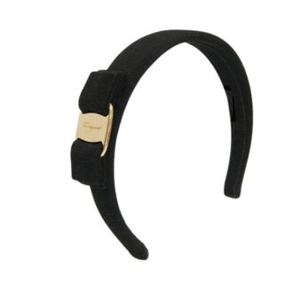 Ferragamo Serre-t&ecirc;te Vara Pre-owned - Femme - Pre-owned - Noir - Taille: ONE Size