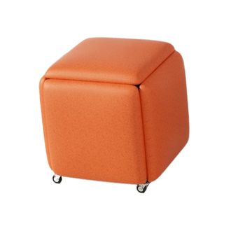 Generic 5-in-1-Quadrathocker, stapelbarer Ottoman-Stuhl mit R&auml;dern, Sitzwaschtisch for kleine R&auml;ume, for Schlafzimmer, Garten, Balkon, B&uuml;ro, Eigentumswohnunge