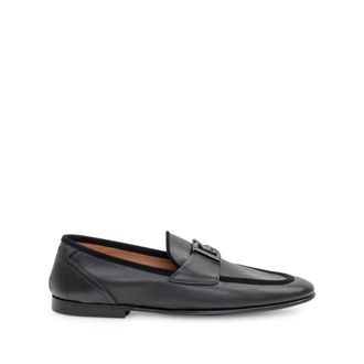 Dolce & Gabbana Schwarze Loafer Schuhe Eleganter Stil - - Shoes - Herren - Schwarzk - 40 EU