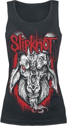 Slipknot Rotting Goat Femme Top Noir M, 100% Coton, Regular/Coupe Standard