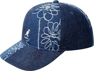 Kangol Femme, Accessoires, Bleu, Taille: ONE Size Denim Mashup Baseball