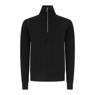 Alpha Studio Rollkragenpullover - - Knitwear - Herren - Schwarzk - XL