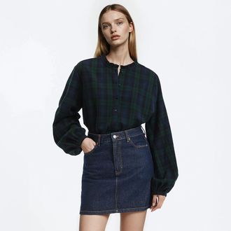 La Redoute Collections Chemise &Agrave; Carreaux Col Victorien