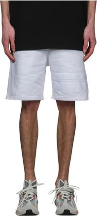 GCDS Gcds, Homme, Sport, Blanc, Taille: XL Paneled Sweat Shorts