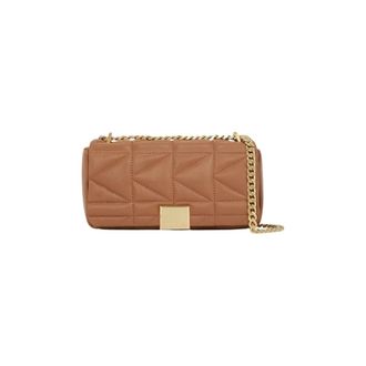 Karl Lagerfeld K/Kuilt Petit Sac Bandouli&egrave;re - Femme - Sacs - Brun - Taille: ONE Size