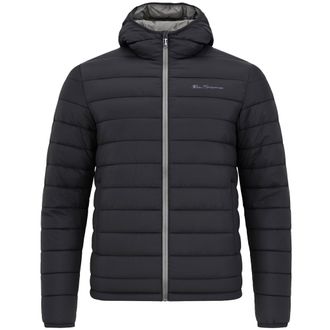 Ben Sherman Signature Herren Schwarz Gepolsterte Jacke