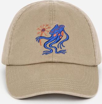 Arket Bestickte Kappe -Beige