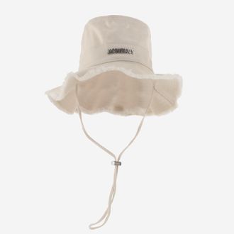 Jacquemus Mens Le Bob Artichaut Hat Ivory Cotton