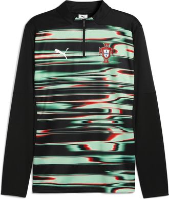 Puma Portugal Prematch 1/4 Zip Sweatshirt 2025 schwarz, 2XL Herren