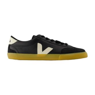 Veja Volley Leder Sneaker - - Shoes - Herren - Schwarzk - 41 EU