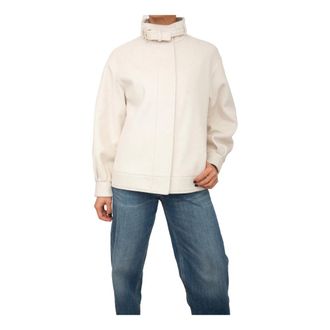 Liu Jo Kurzer Mantel - - Jackets - Damen - Wei&szlig; - S