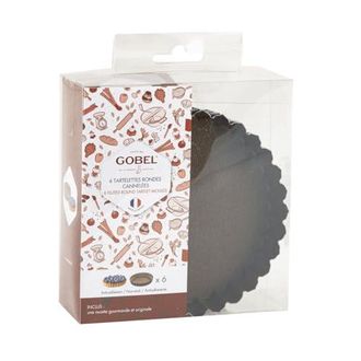 G&ouml;bel 282550 Bo&icirc;te de 6 Tartelettes Anti-Adh&eacute;rent