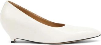 Maison Margiela Femme, Chaussures, Blanc, Taille: 38 EU Escarpin D&eacute;collet&eacute; H55 Sans Talon