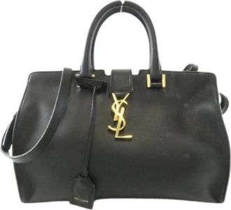 Saint Laurent Sac bandouli&egrave;re en cuir pr&eacute;-poss&eacute;d&eacute; - Femme - Pre-owned - Noir - Taille: ONE Size