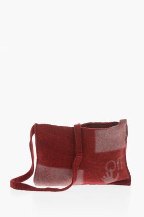 Off-white Schultertasche aus Filz Off-White