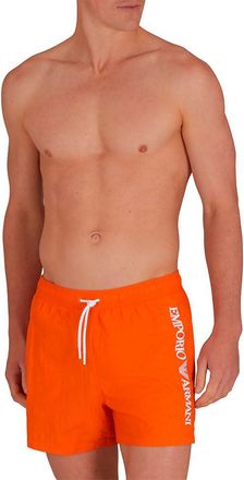 Emporio Armani Herren MID Boxer Badehose, Coral Rose, XXL