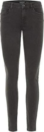 Vero Moda Vmseven Nw S Shape Up Jeans Vi501 Noos, Jean Slim Femme, Gris (Dark Grey Denim Dark Denim), W22/L34 (Taille Fabricant: Medium)