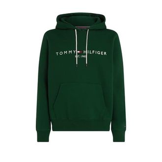 Tommy Hilfiger Kapuzenpullover Tommy Hilfiger -Logo in Grün