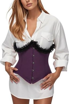 Generic Pirate Femme Corset, Corset Gainant En Dentelle Style R&eacute;tro Pour Femme