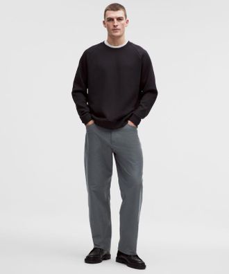 lululemon EasyFive Hose im Loose Fit mit geradem Bein f&uuml;r M&auml;nner - 81 cm - Gr&ouml;&szlig;e 28 in Oil Grey